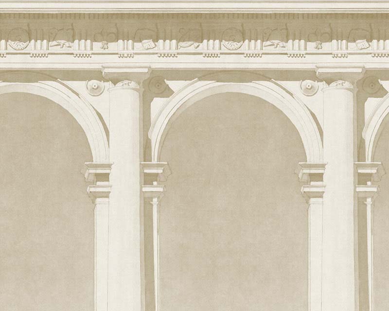 Scenic Wallpaper mural - Roman Arches and columns - Papiers de Paris